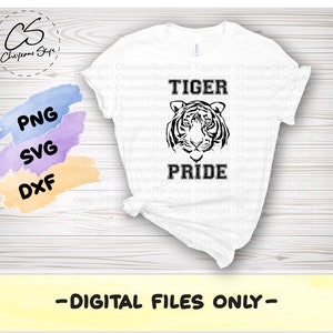 Tiger Pride SVG, PNG, and DXF Cut And/or Clipart Files Cricut - Etsy