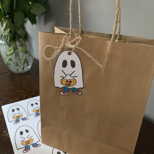 Cute Ghost Gift Tag for Halloween Printable - Instant Digital Download ...