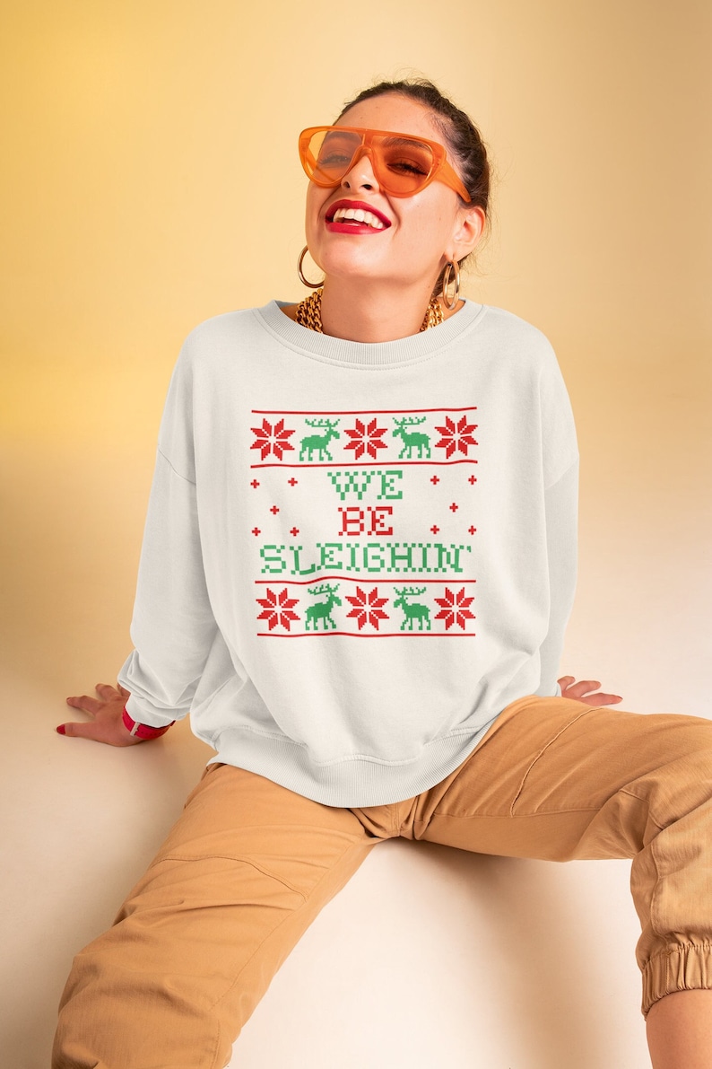 We Be Sleighin' Sleighing .svg .png and .dxf Cut And/or - Etsy