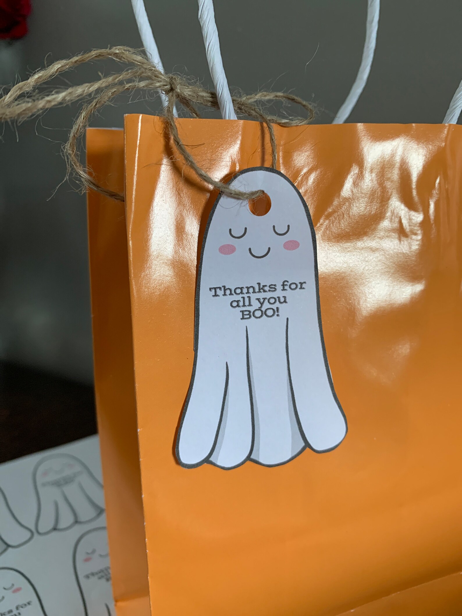 Thanks for All You BOO Cute Ghost Gift Tag for Halloween - Etsy