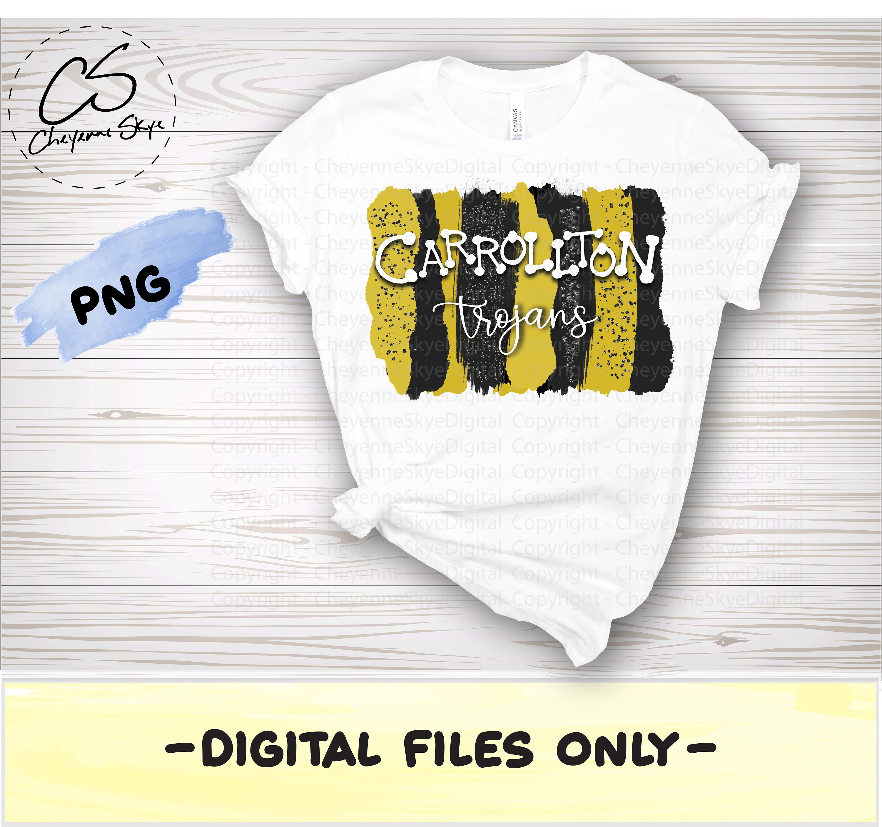 Carrollton Trojans Fan Gear .png Clipart Sublimation DTF - Etsy