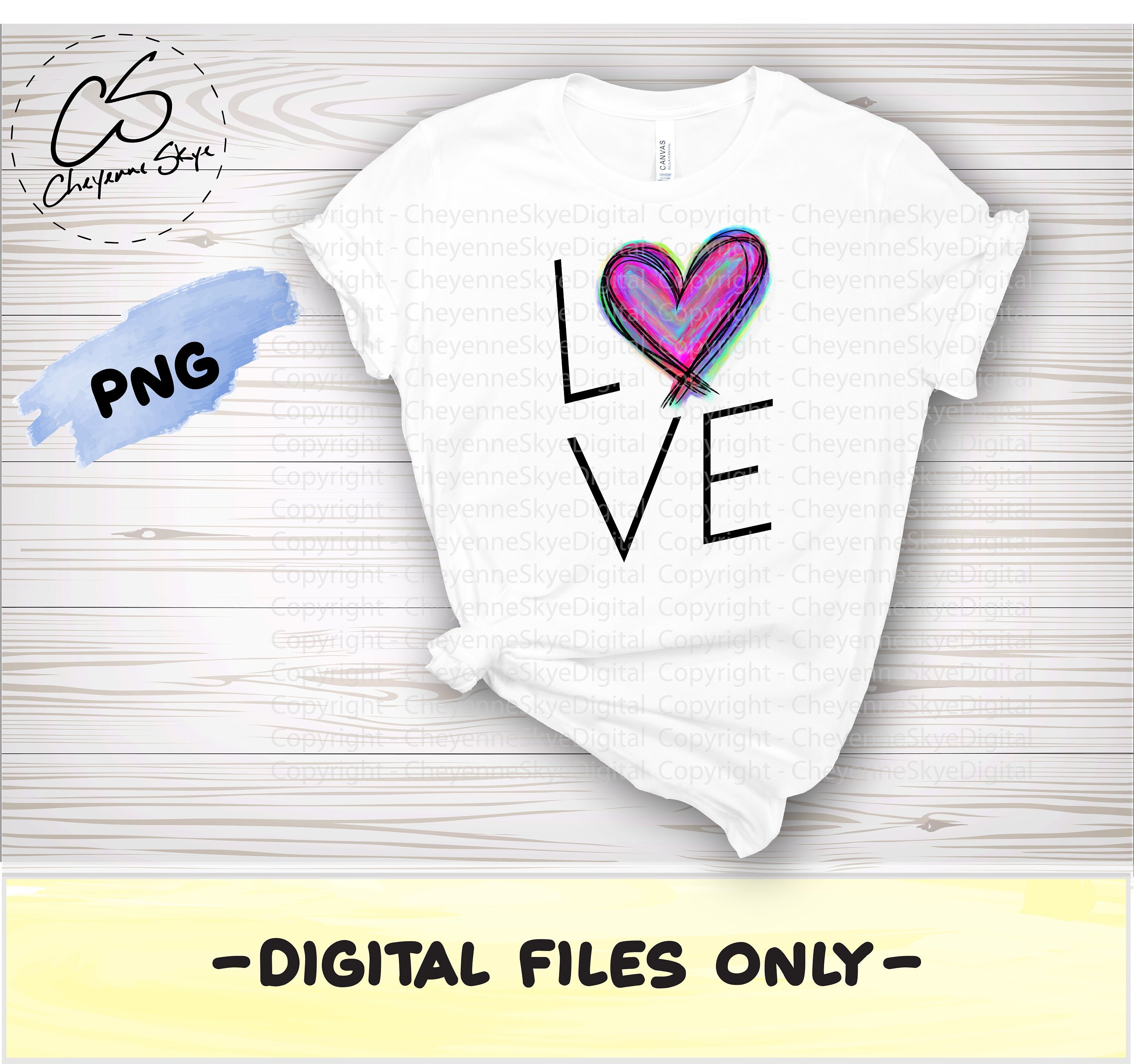 Valentines Day Heart Love .png Sublimation Dtf Transfer - Etsy