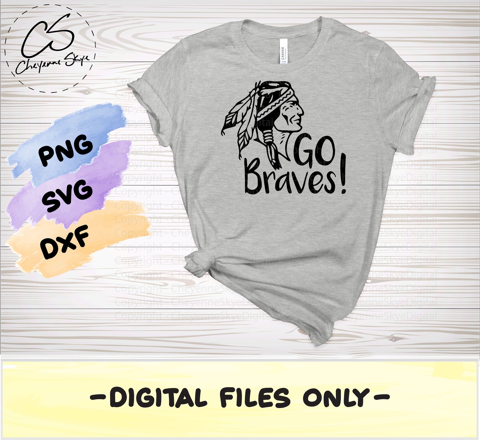 Go Braves Braves Native American School Mascot Indian Team - Etsy