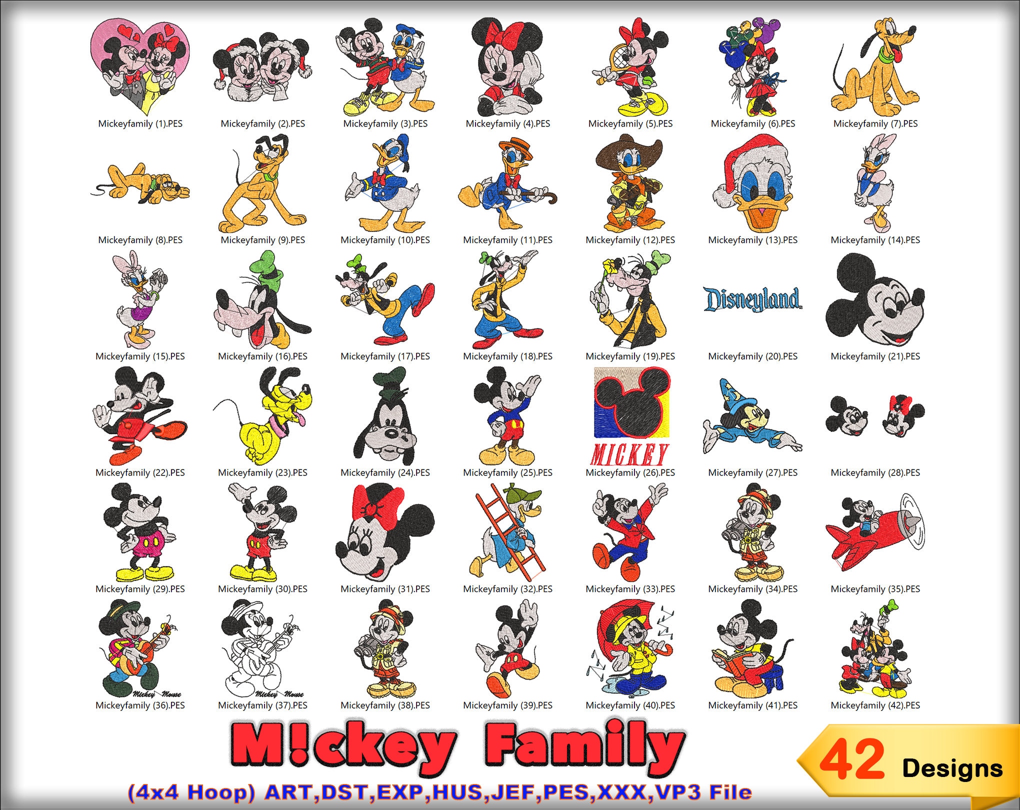 Mickey Mouse Family Tree