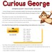 Curious George Machine Embroidery Design,cute Monkey Embroidery,bundle ...