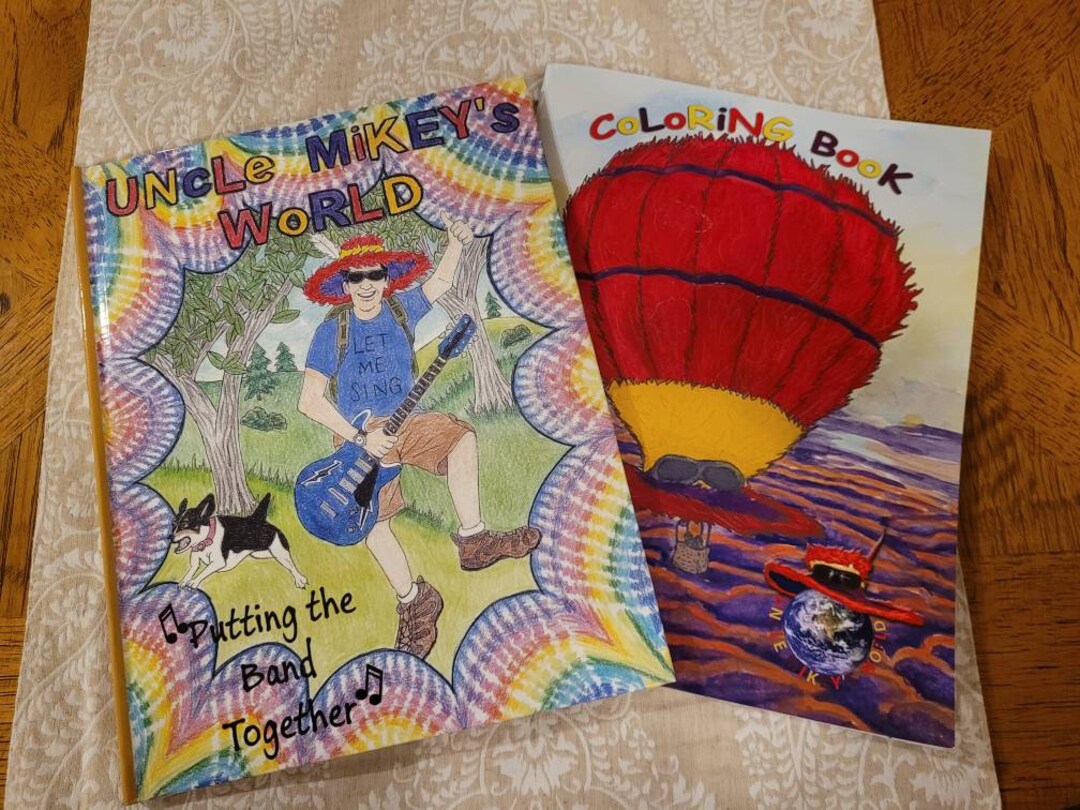Putting the Band Together and Coloring Book Combo Set - Etsy