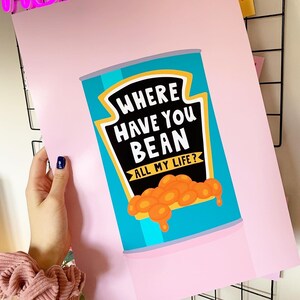 Baked Beans Print Kitchen Print Wall Art Prints Kitchen Decor Kitchen ...
