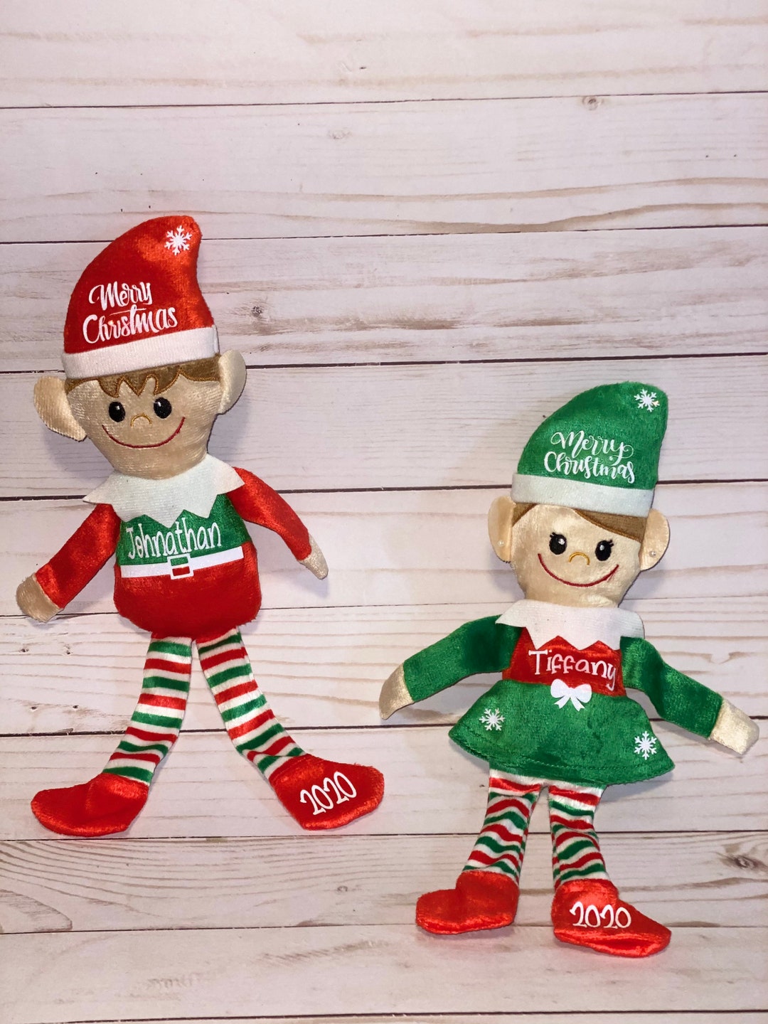 Personalized Christmas - Custom Elf Plush, Personalized Elf Doll ...
