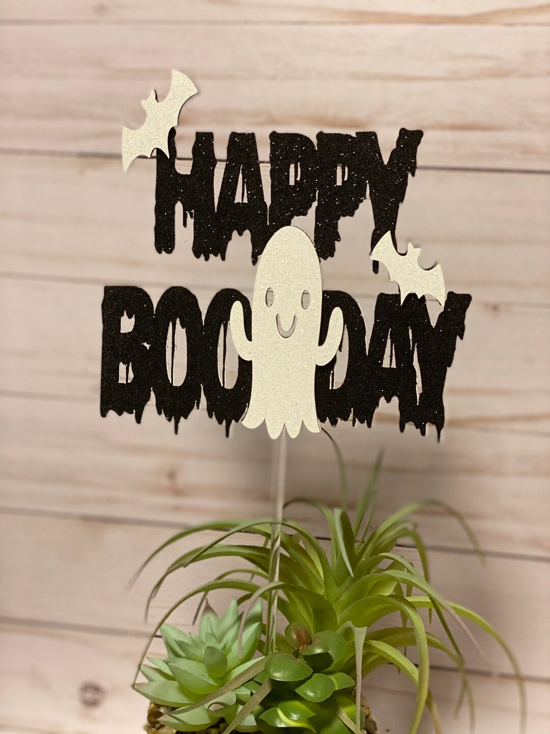 Happy Booday Cake Topper, Halloween Birthday Cake Topper, Halloween ...