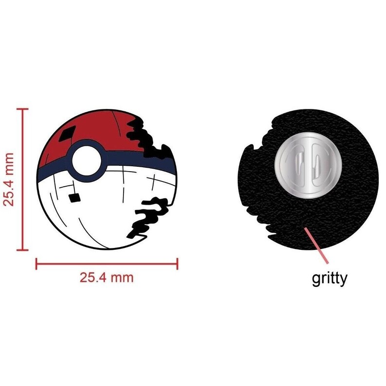 Pokeball Death Star Enamel Pin - Etsy