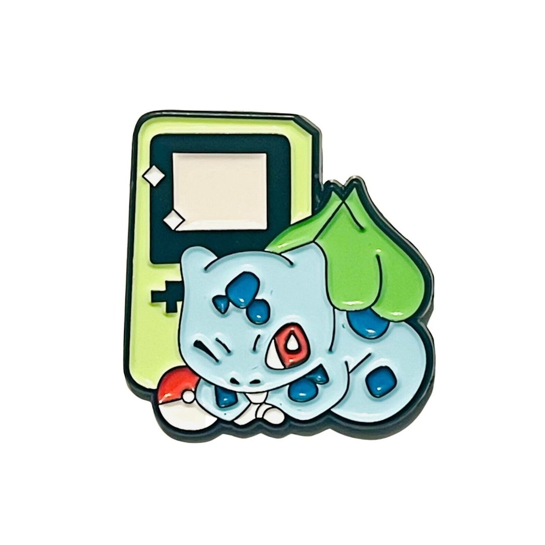 Bulbasaur Pokemon Gameboy Hugz Enamel Pin - Etsy