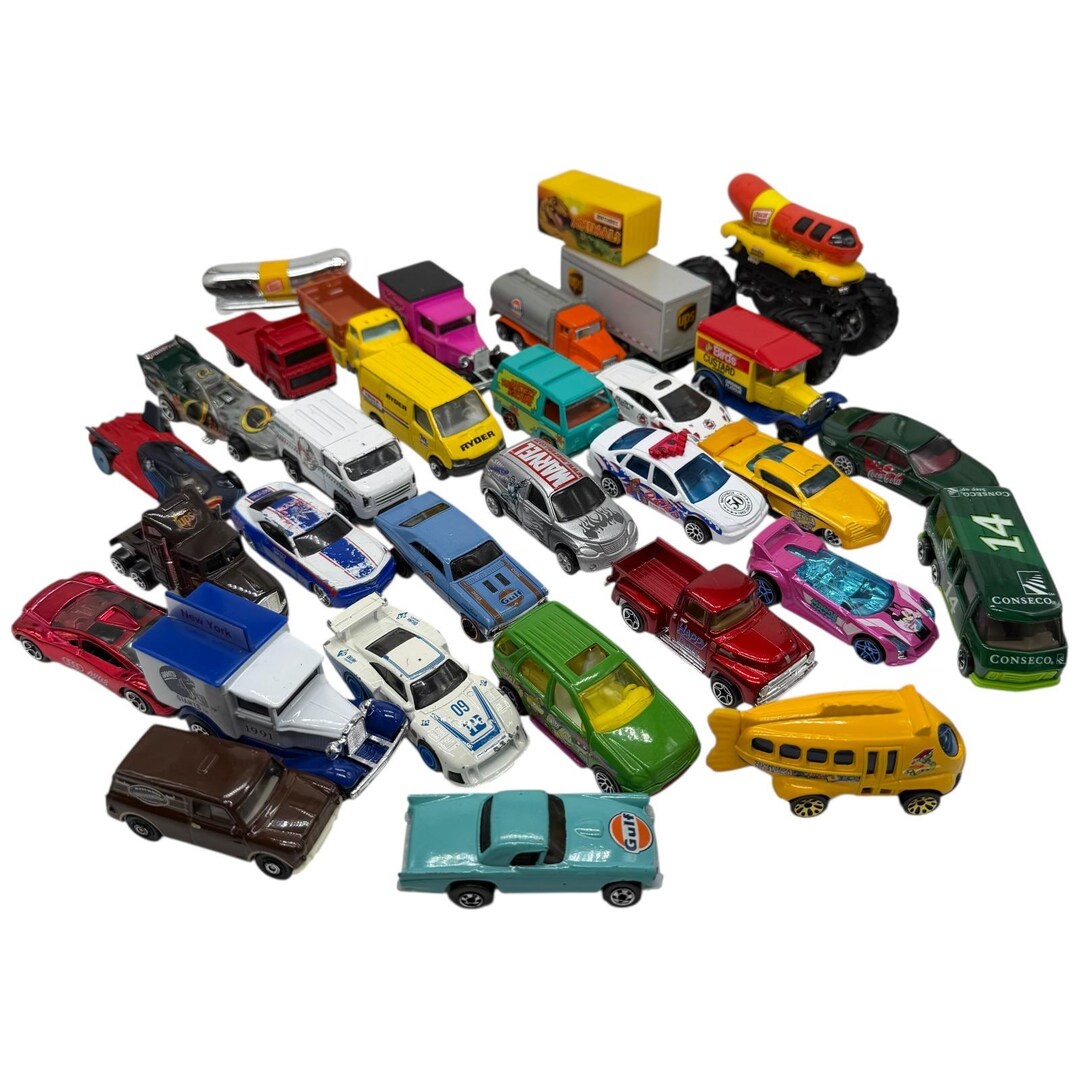 Vintage Hot Wheels Matchbox Diecast Car Lot of 35+ Mixed Brands 1970s ...