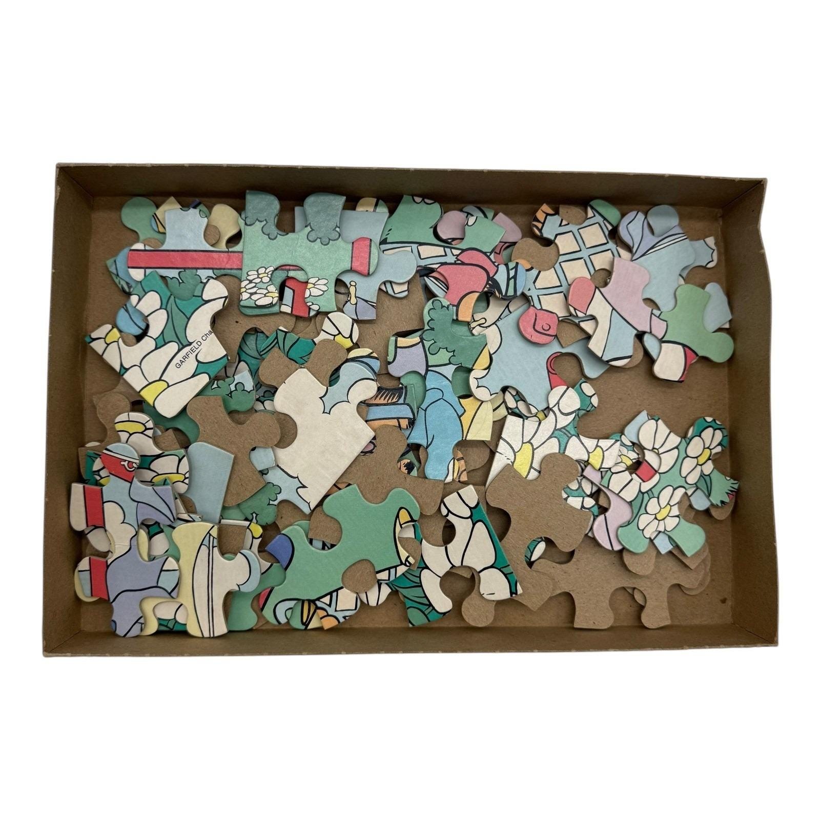 MB Garfield Puzzles 1978 Vintage 60 Piece Lot Cartoon Collectible - Etsy
