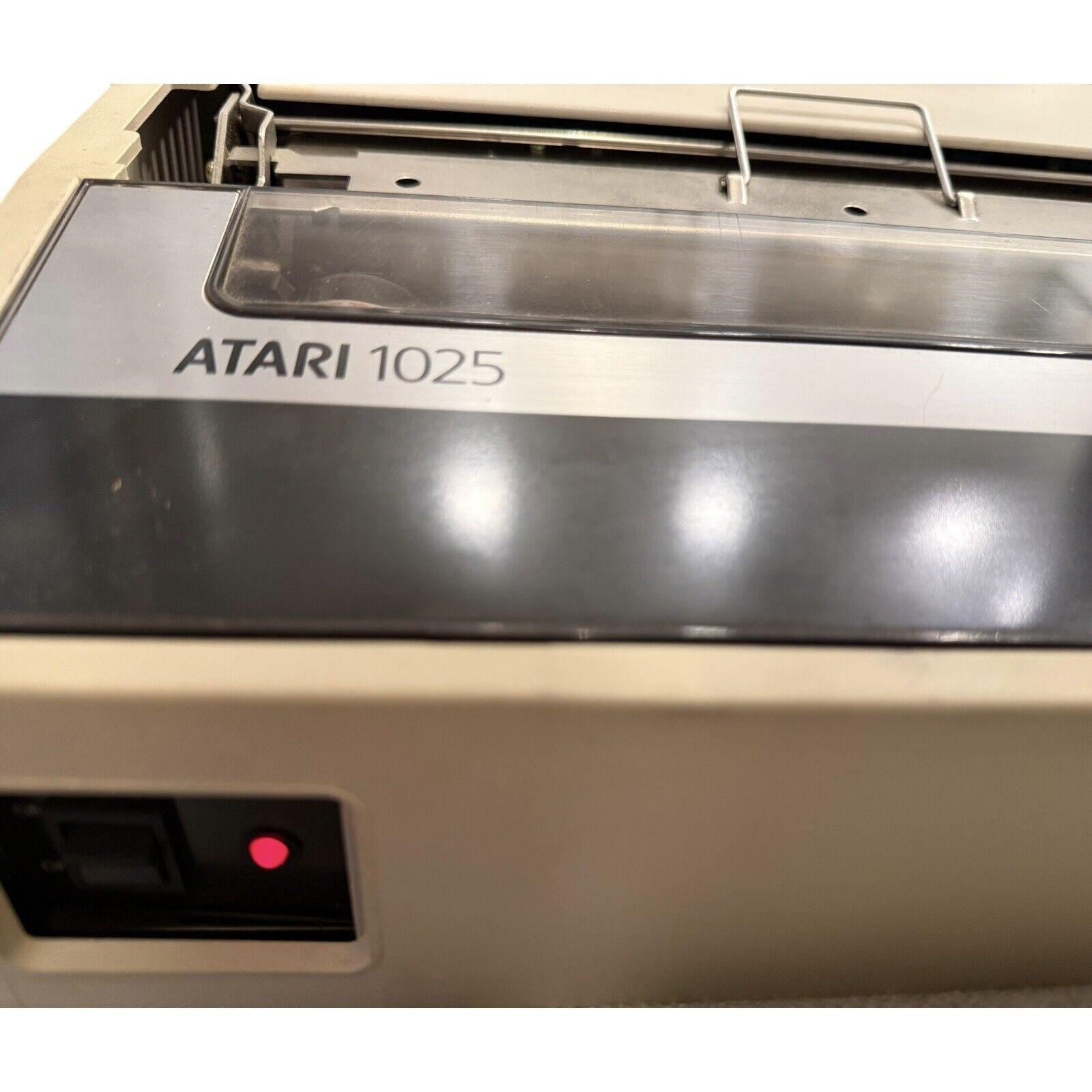 1982 Atari 1025 Dot Matrix Printer Vintage With Dry Ribbon Untested ...