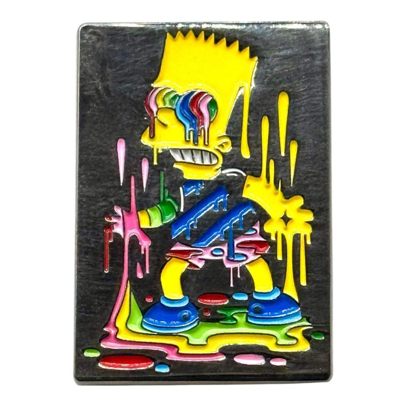 Bart Simpson Pin - Etsy