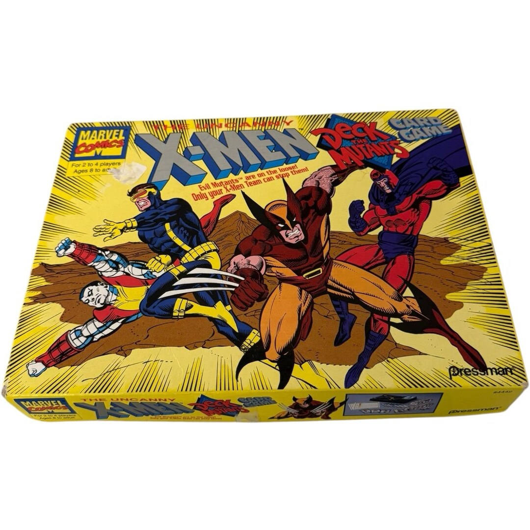 1992 Marvel Comics the Uncanny X-men Deck the Mutants Card Game by ...