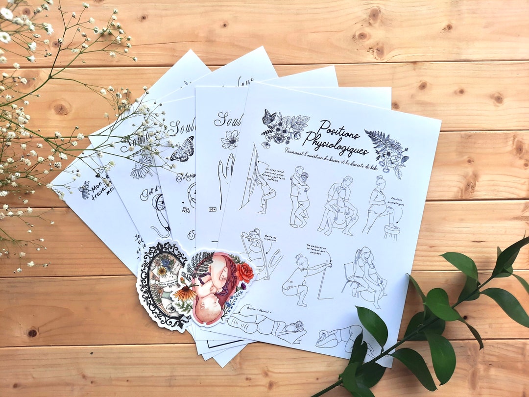 BUNDLE NATURAL CHILDBIRTH / Baby, Positions, Plan, Birth, Childbirth ...