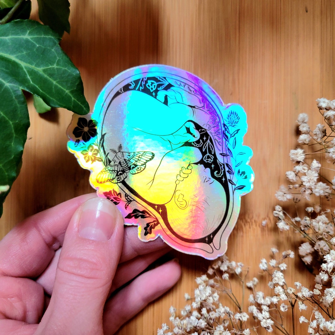 COCON Holographic Sticker/midwife, Doula, Childbirth, Witch, Sticker ...