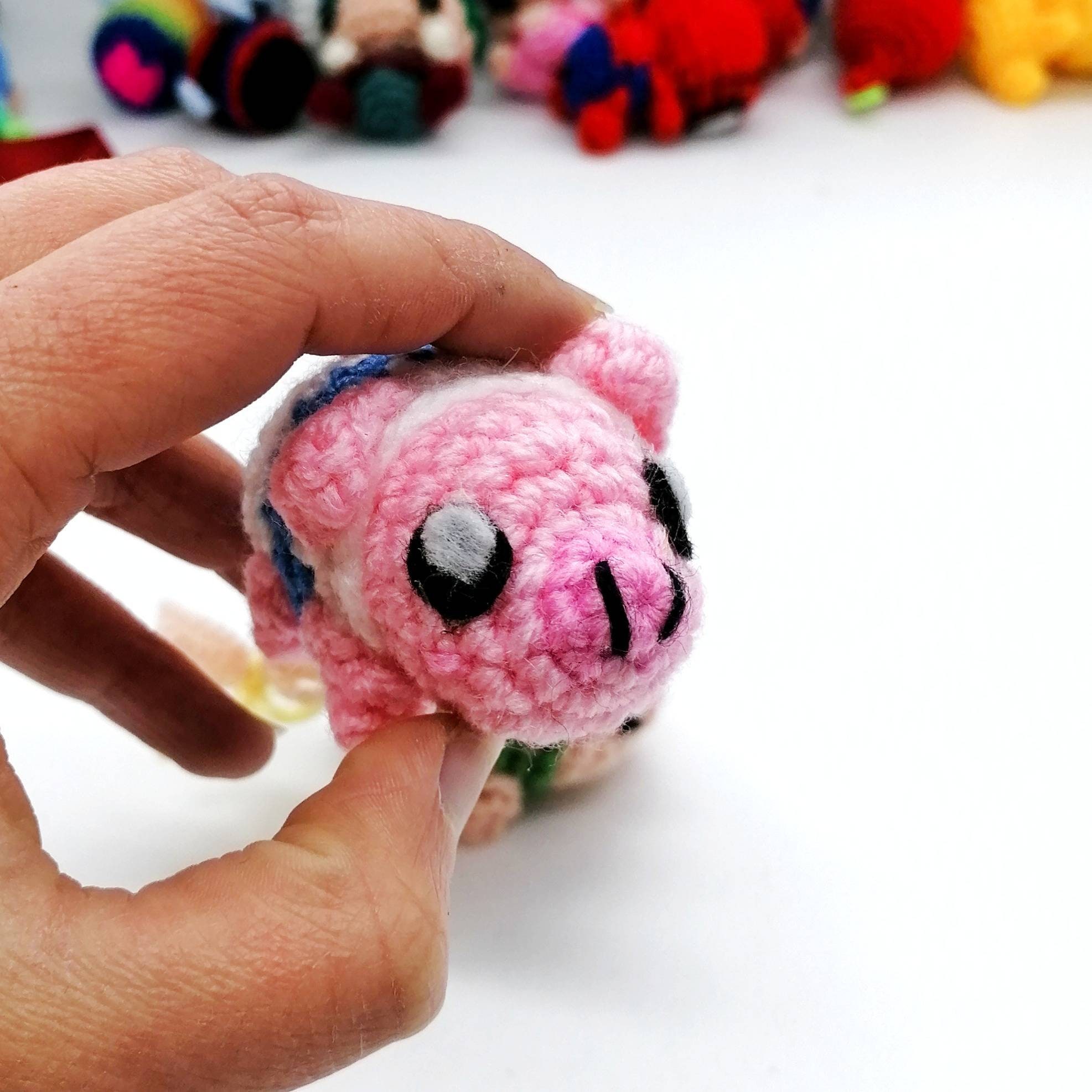 Monster hunter poogie Amigurumi plush Keychain from monster | Etsy