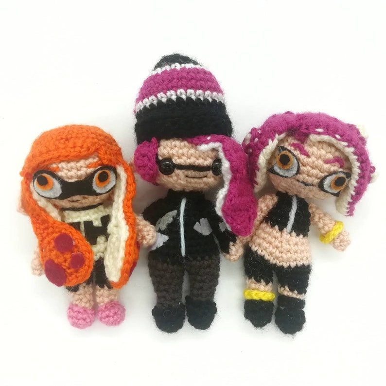 Splatoon Inkling/Octoling Custom doll chibi personalized | Etsy