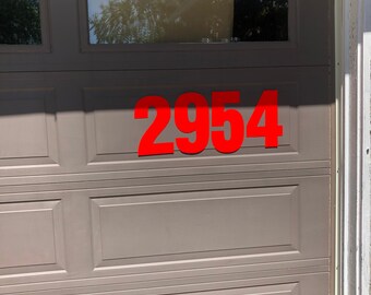 Magnetic Garage Door Numbers - Etsy