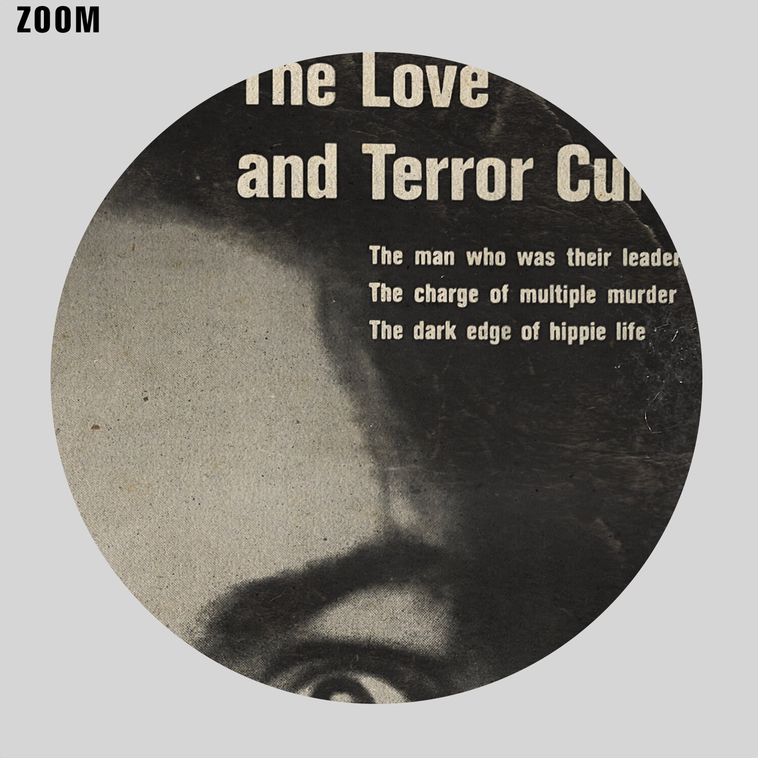 Printable Charles Manson poster. Photo magazine cover serial | Etsy