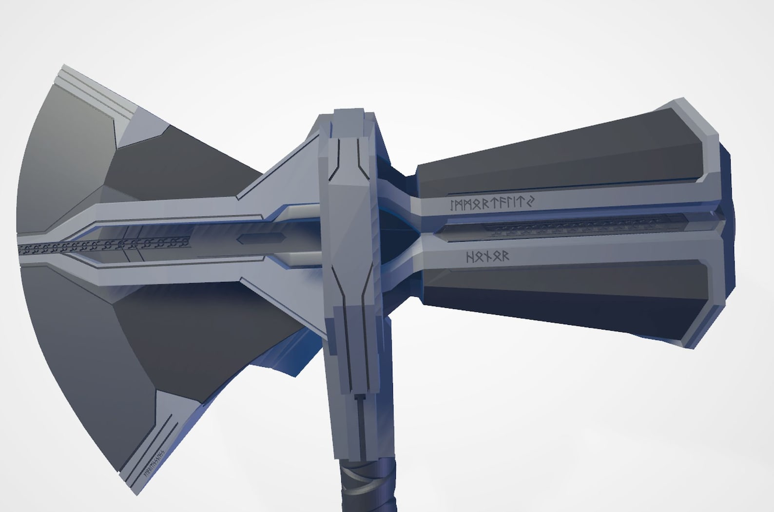 Thor Axe Stormbreaker With Asgardian Handle 3D Model DIGITAL - Etsy