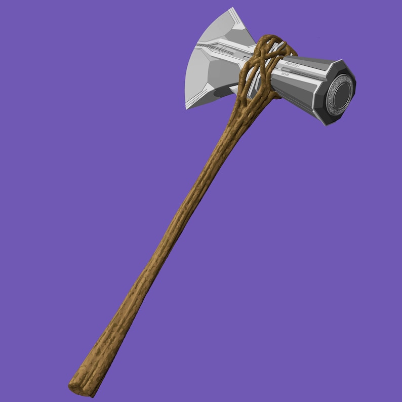 Thor Axe Stormbreaker 3D Model (DIGITAL FILES ONLY) Groot Arm Version ...