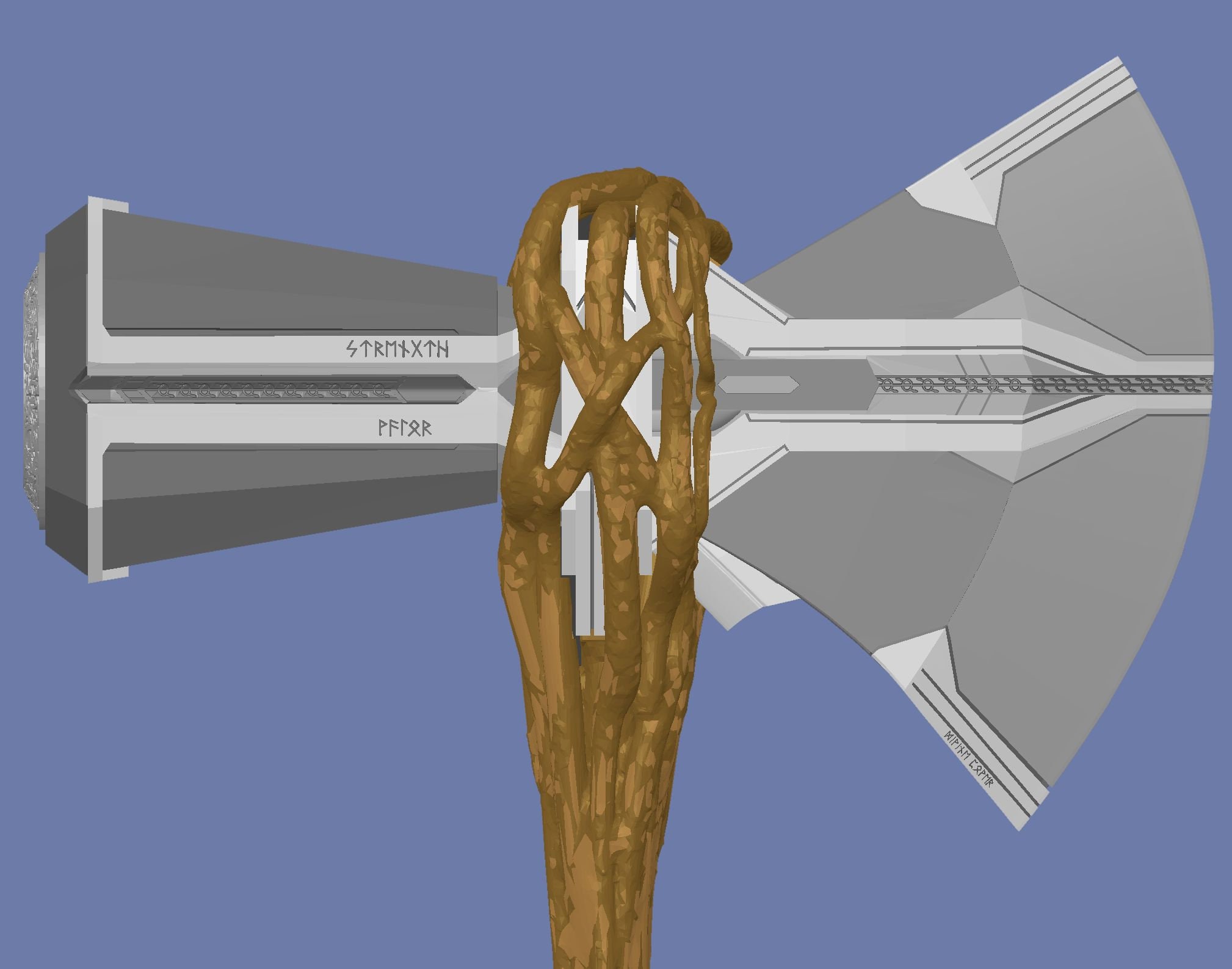 Thor Axe Stormbreaker 3D Model (DIGITAL FILES ONLY) Groot Arm Version ...