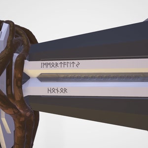 Thor Axe Stormbreaker 3D Model (DIGITAL FILES ONLY) Groot Arm Version ...