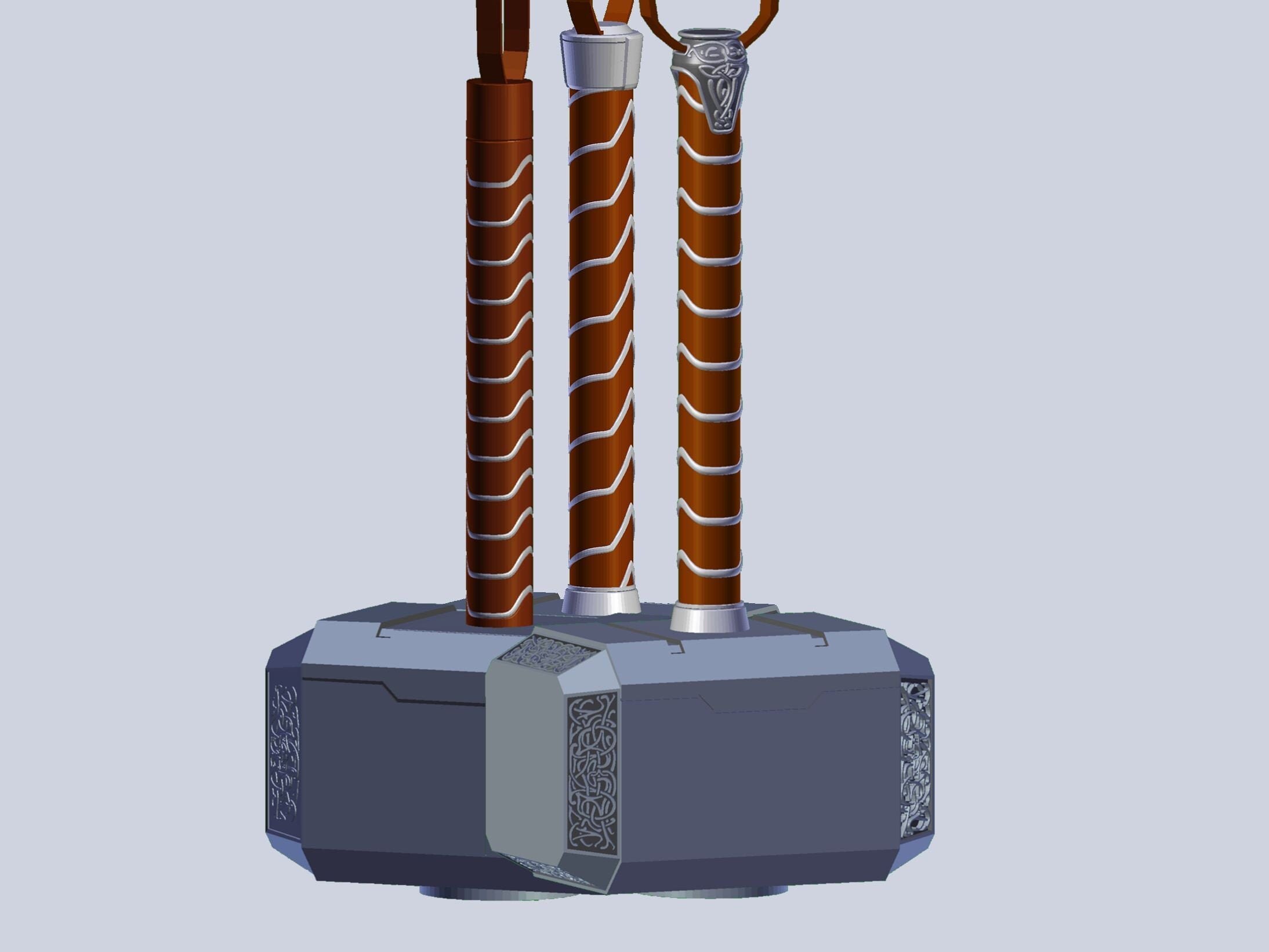 Mjolnir All MCU Versions 3D FILES ONLY Jane Foster Mjolnir - Etsy