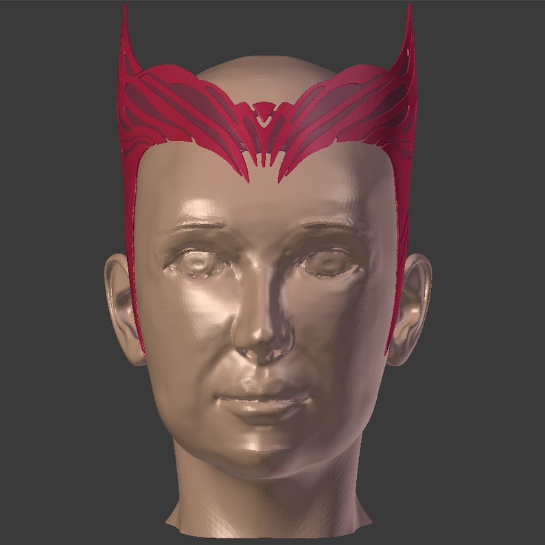 Wandavision Finale Scarlet Witch Tiara DIGITAL FILE ONLY - Etsy
