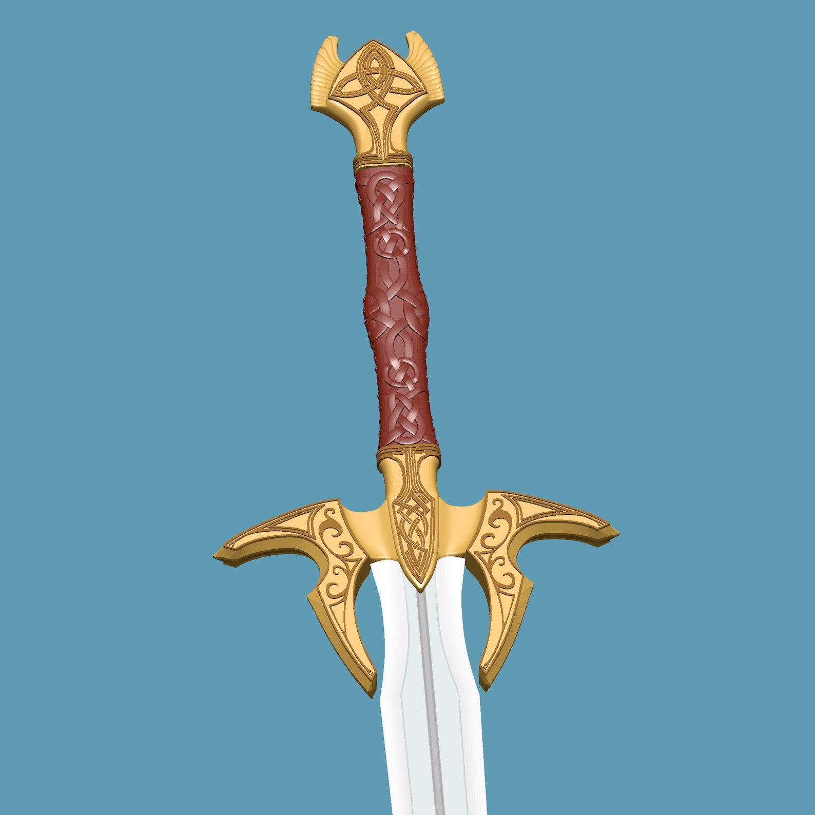 Hofund Heimdall S Sword Bifrost Key Thor Ragnarok 3D - Etsy