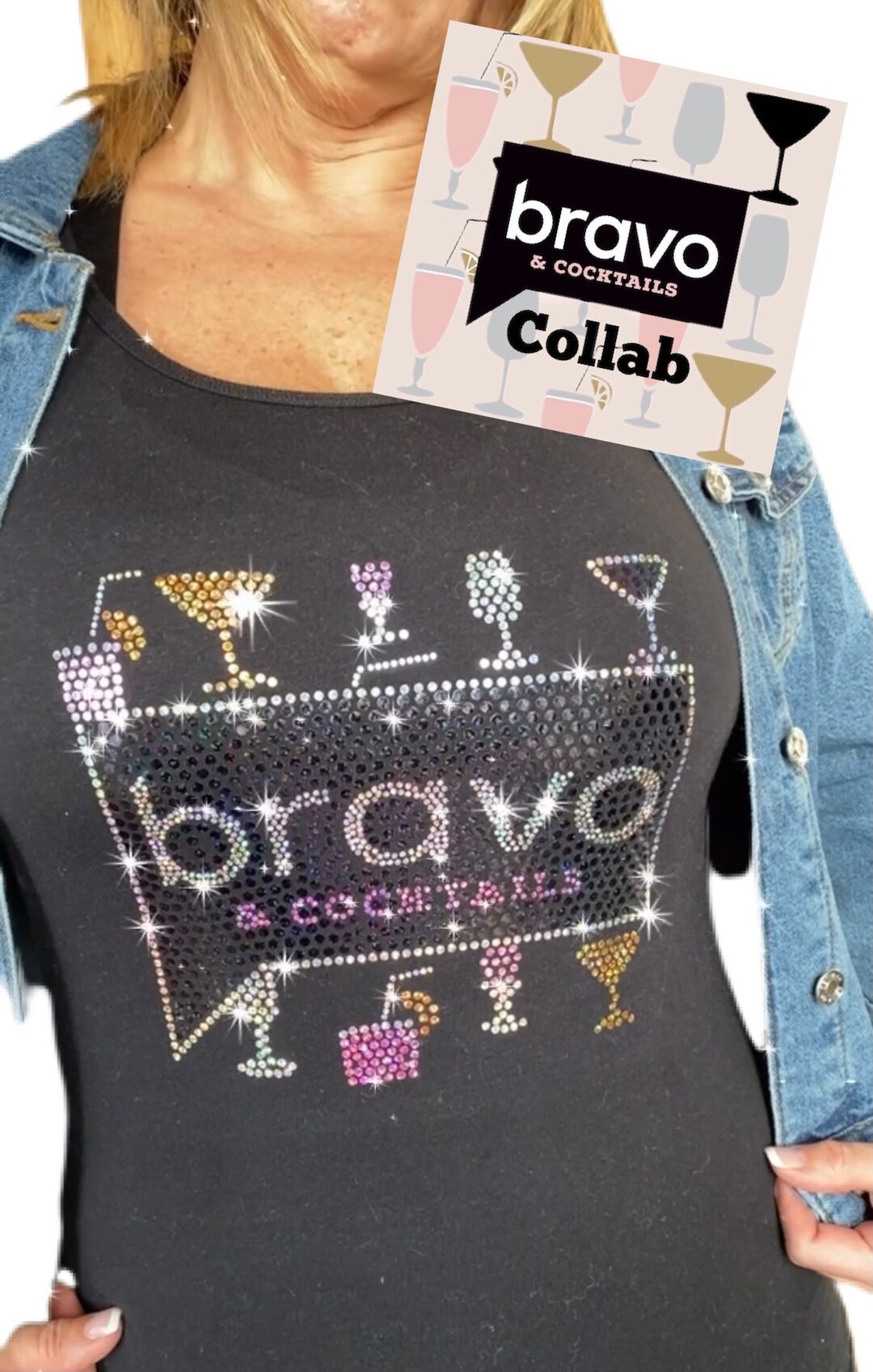 PREORDER: Bling Bravo & Cocktails Tank Top - Etsy.de