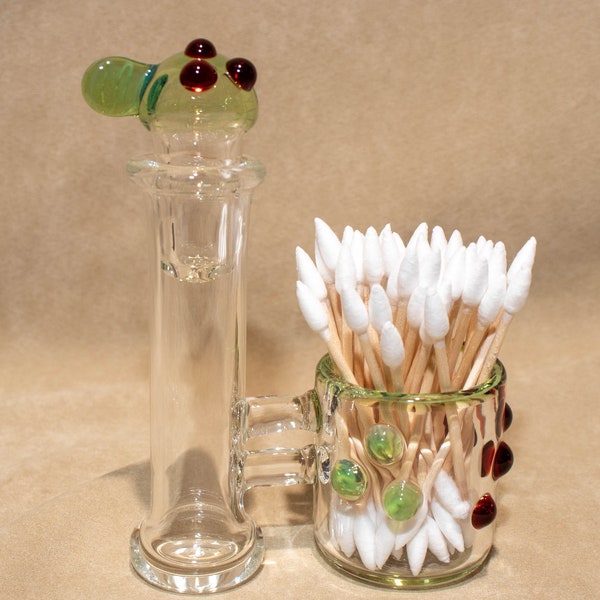 Qtip Jar - Etsy