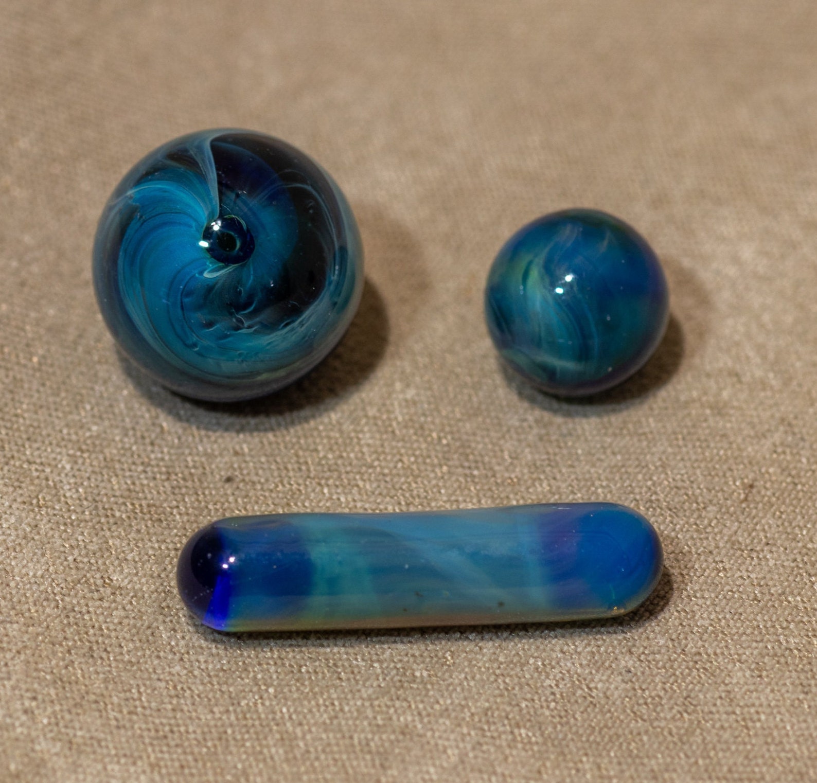 Coral Reef Marble Set Slurper Set Mini Marbles Glass Pearls Pillar Sea ...