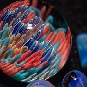 Coral Reef Marble Set Slurper Set Mini Marbles Glass Pearls Pillar Sea ...