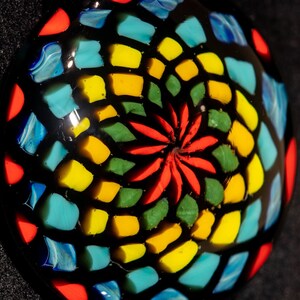 Fillacello Pendant Floral Jewelry Geometric Necklace Multicolored ...