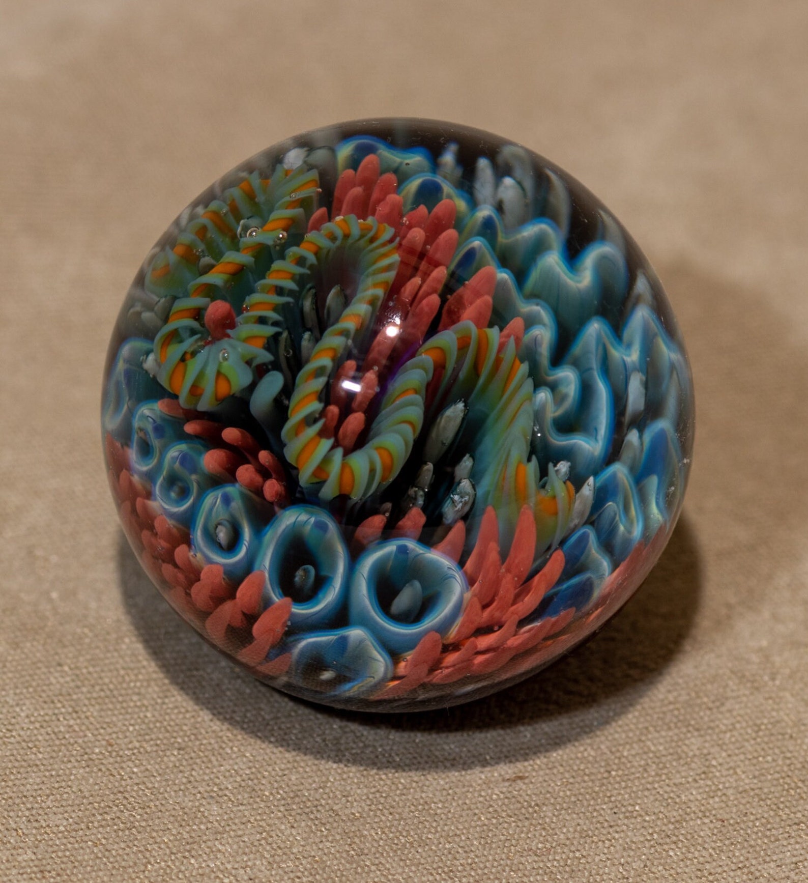 Coral Reef Marble Set Slurper Set Mini Marbles Glass Pearls Pillar Sea ...