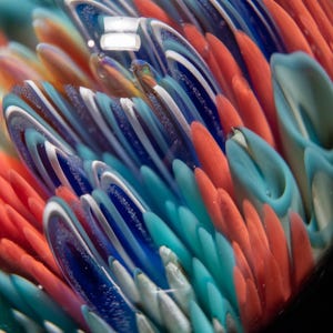 Coral Reef Marble Set Slurper Set Mini Marbles Glass Pearls Pillar Sea ...