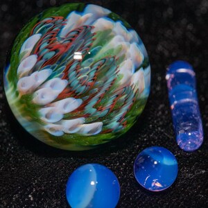 Coral Reef Marble Set | Slurper Set | Mini Marbles Glass Pearls Pillar ...