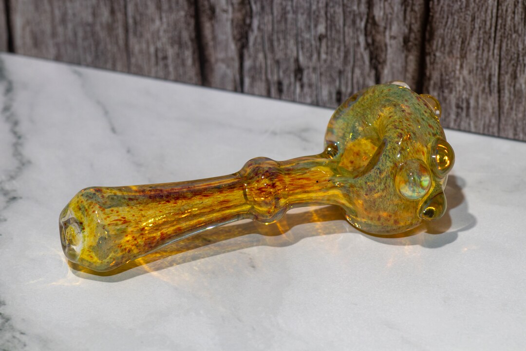 Glass Frit Pipe Borosilicate Spoon Heady Pipe Pocket Thick Handmade ...