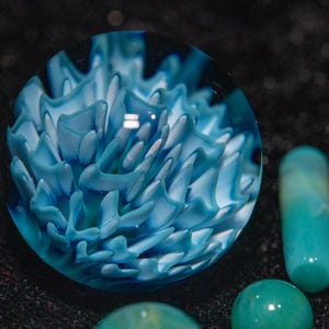 Flower Implosion Marble Set | Slurper Set | Mini Marbles Pearls Pillar Glass Blown | Bottles ...