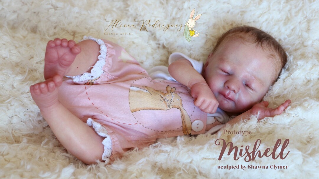 Baby Mishell Reborn Vinyl Kit (13") - Limited Edition by Shawna Clymer ...