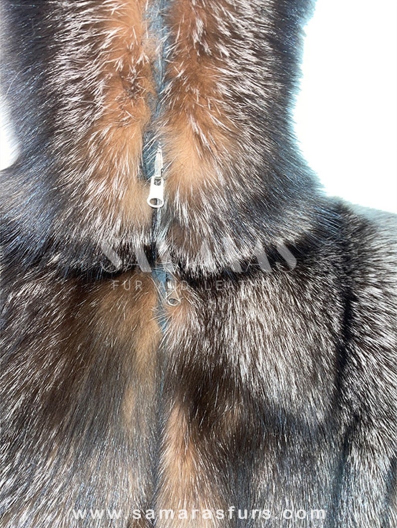 Double Side Fox Fur Costume With Whole Skinsfur luxury Fur - Etsy