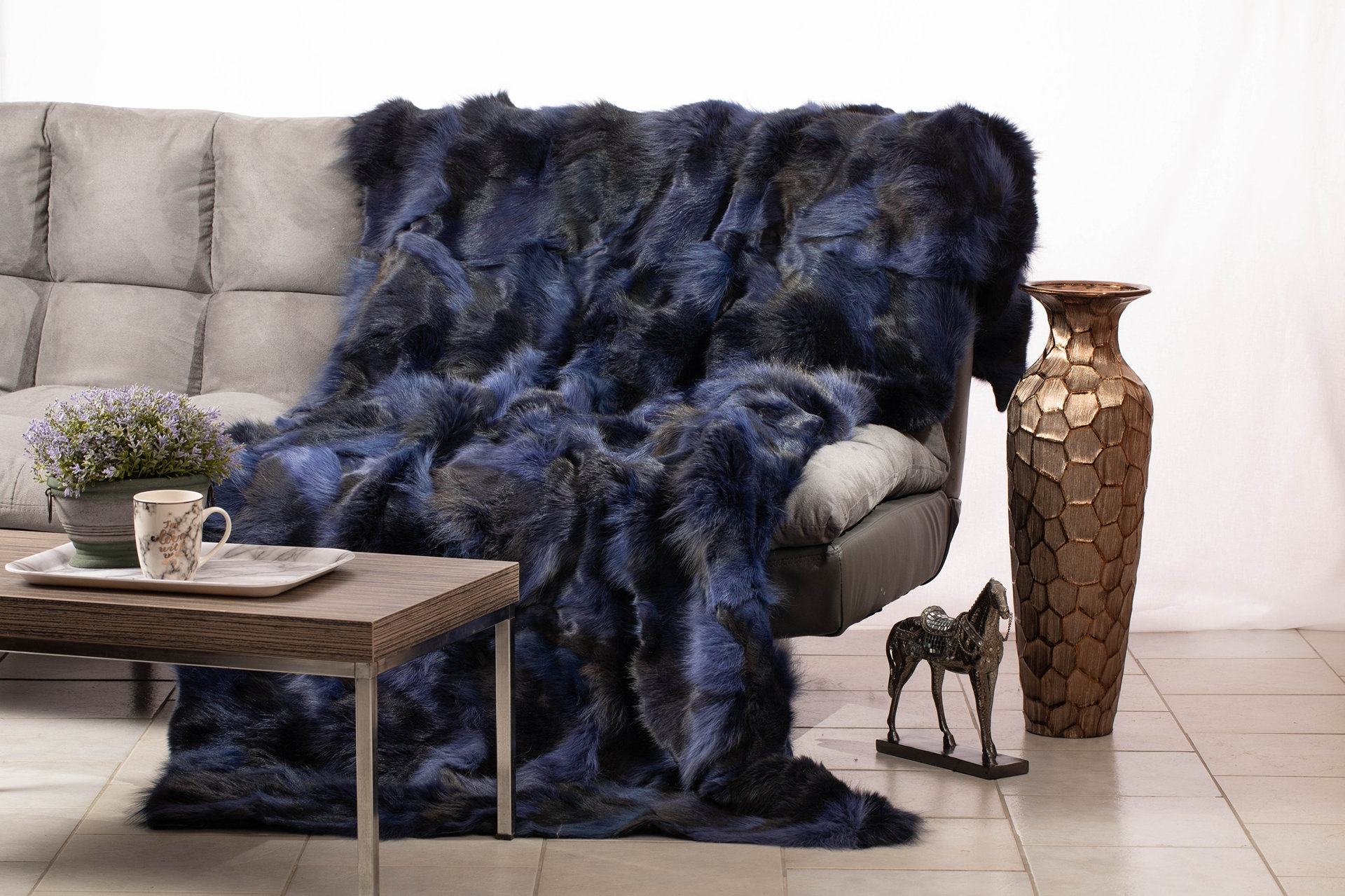 Real COYOTE Fur Throw3 Colors Fur Warmer Fur Comforter Fur | Etsy