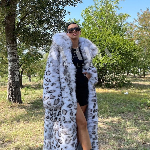 Snow Leopard Coat - Etsy