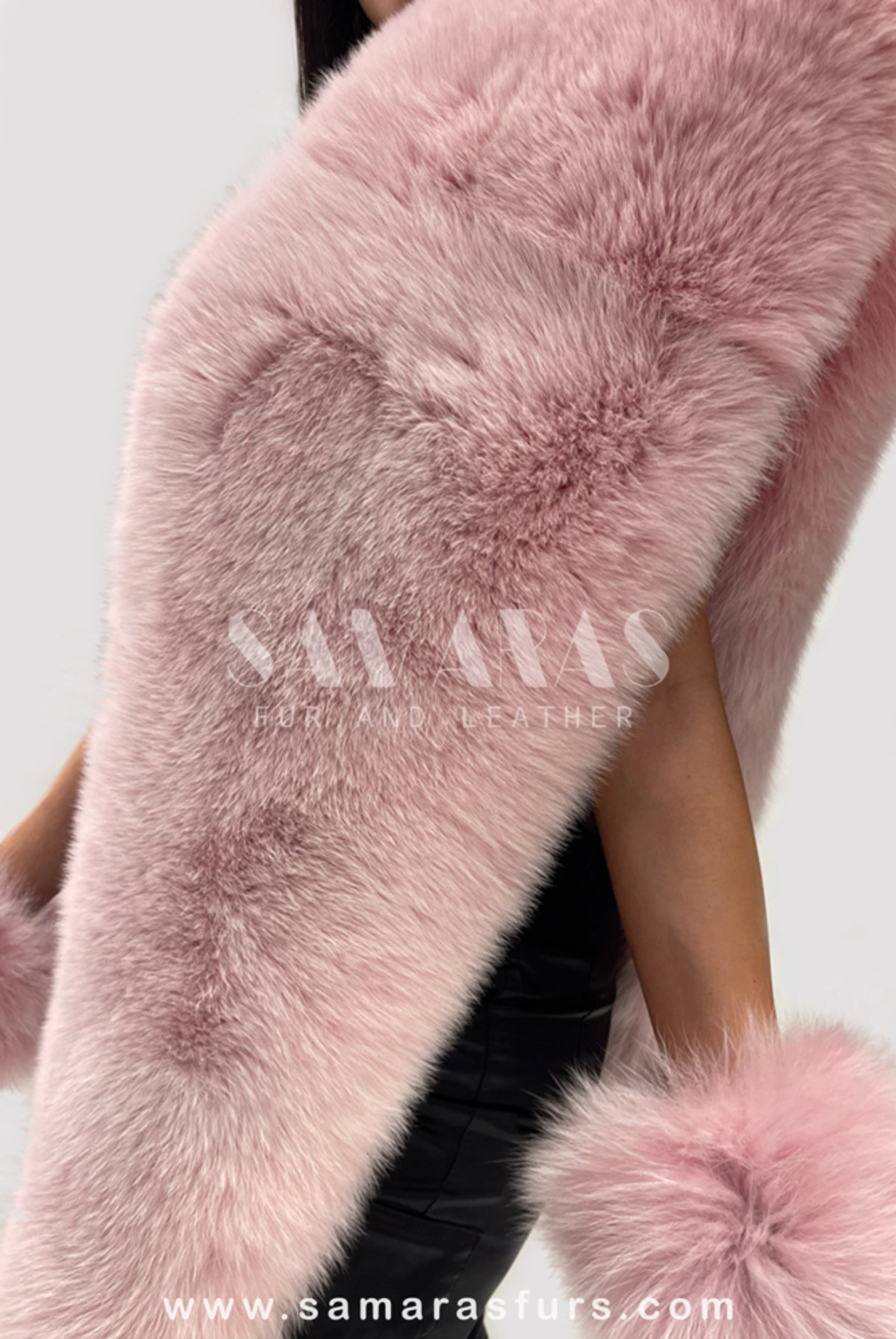 Top Quality FOX FUR BOA Set With Fox Hat and Fox Fur Cuffs,full Skin ...