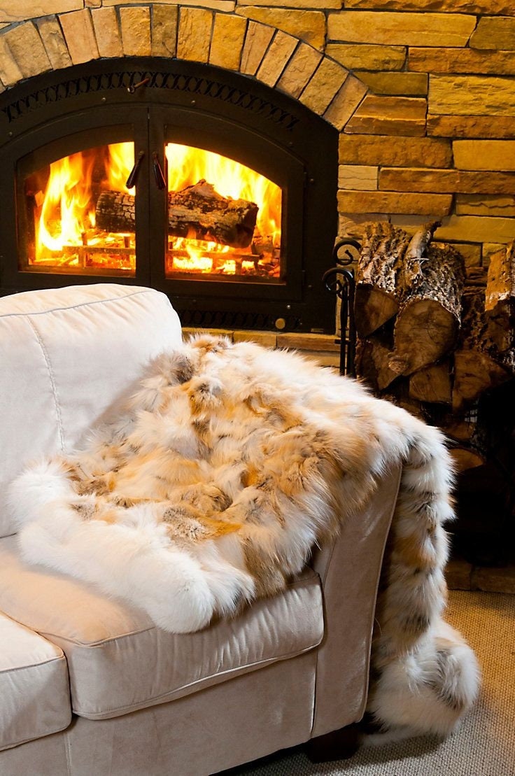 Top Quality Real Fox Fur Throw,fur Comforter,fur Blanket, Fur Rug ...