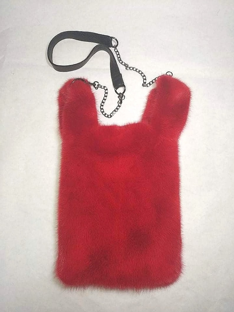 Real Mink Fur Bags/purse,5 Colors Pallete Comfortable Spacious Fur Bag ...